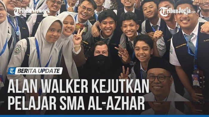 Saat Alan Walker Tiba-tiba Datang ke Kelas SMA Al-azhar Medan - Tribunjogja.com