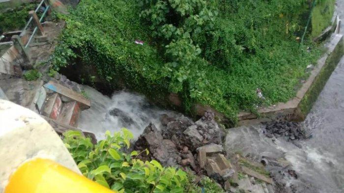 Hujan Deras Guyur Kota Yogya, 2 Talut di Klitren Ambrol - Tribunjogja.com