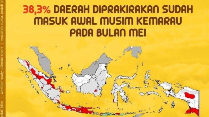 INFO BMKG Kapan Wilayah Indonesia Memasuki Musim Kemarau - Tribunjogja.com