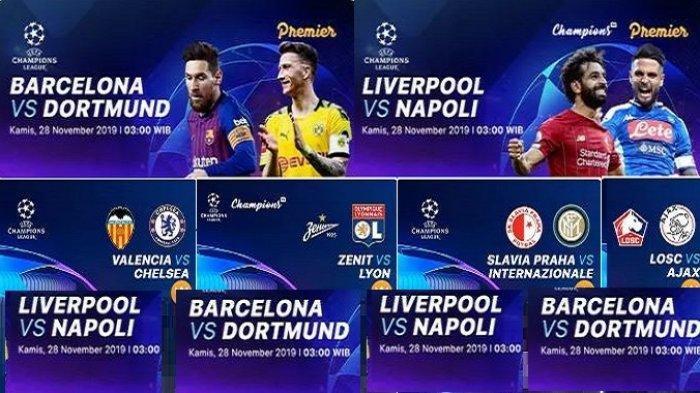 Jadwal Liga Champion Tayang Live Streaming Sctv Link Siaran