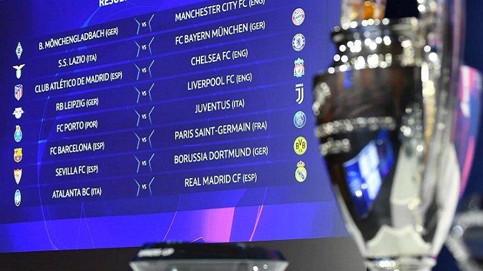 Jadwal Liga Champions Siaran Langsung & Live Streaming SCTV Vidio Babak 16 Besar - Tribunjogja.com