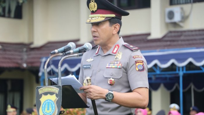 Polda DIY Gelar Korps Rapor Kenaikan Pangkat dan Pelepasan Personel Purna Tugas - Tribunjogja.com