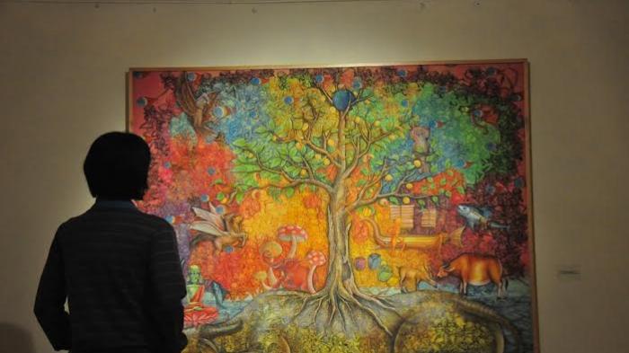 Seniman Bali Pamerkan Sosok "Kebo Iwa" ke Dalam Karya Seni Rupa ...