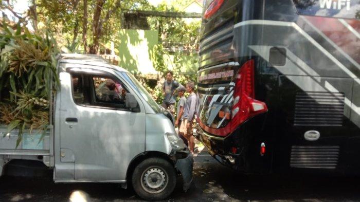 KRONOLOGI Laka Karambol di Jalan Yogyakarta-Wonosari Gunungkidul - Tribunjogja.com