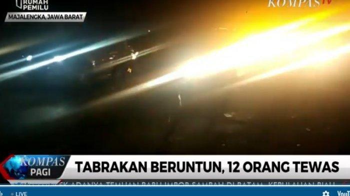 Kecelakaan Maut Tol Cipali, Diduga Sopir Ngantuk, Bus Safari Tabrak 3 Kendaraan,12 Tewas ...