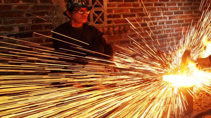 BERITA FOTO : Ritual Pembuatan Keris Yogya - Tribunjogja.com