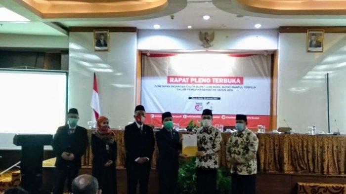KPU Bantul Tetapkan Abdul Halim Muslih - Joko Purnomo Sebagai Bupati ...