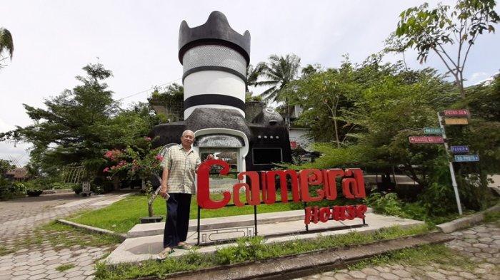 Keunikan Rumah Kamera Borobudur, Rumah Berbentuk Kamera Raksasa di ...