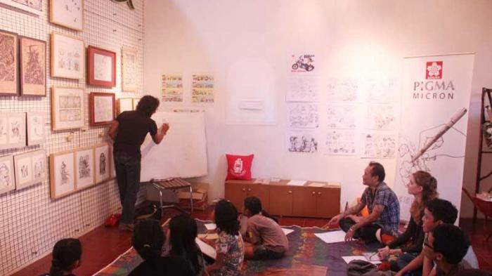 Membedah Sentot Prawirodirjo Lewat Komik - Tribunjogja.com