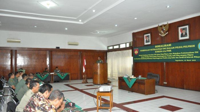 Korem 072/Pamungkas Sosialisasikan Netralitas Pemilu ke Seluruh Jajaran ...
