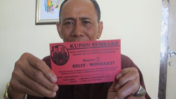Timses Laporkan Kampanye Hitam Kupon Sembako Bergambar Paslon Si Winner ...