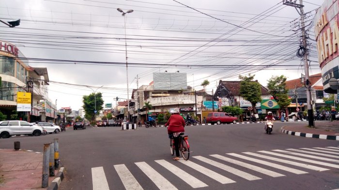 Simpang Empat Pingit Terpantau Lancar - Tribunjogja.com