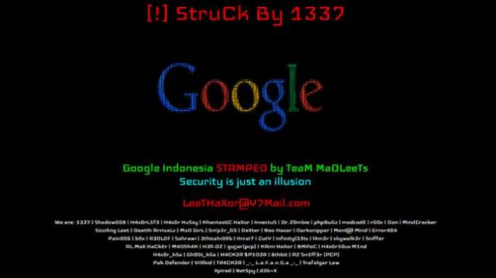 Hacker Kerjai Google Indonesia - Tribunjogja.com