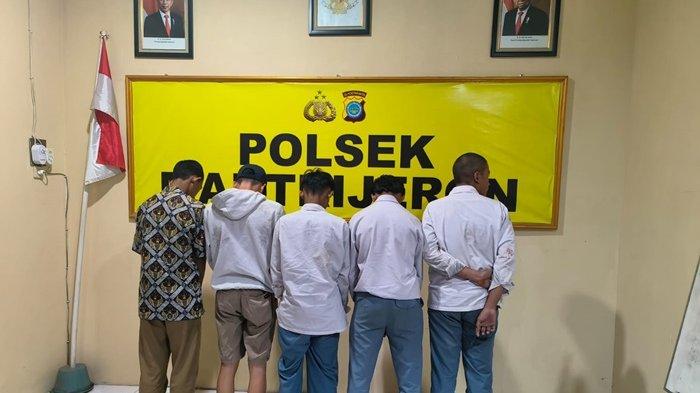 Diduga Terlibat Tawuran di Mantrijeron Yogyakarta, Lima Pelajar Diamankan Polisi - Tribunjogja.com