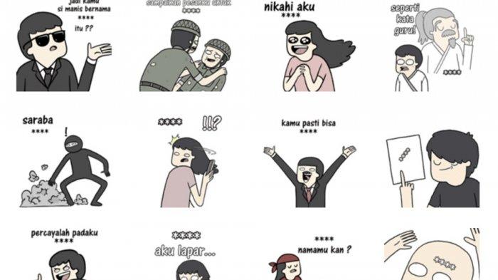 LINE Hadirkan Custom Sticker untuk Para Kreator - Tribunjogja.com