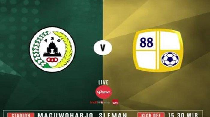 PSS Sleman vs Barito Putera - Berikut Starting Line Up Kedua Tim - Tribunjogja.com