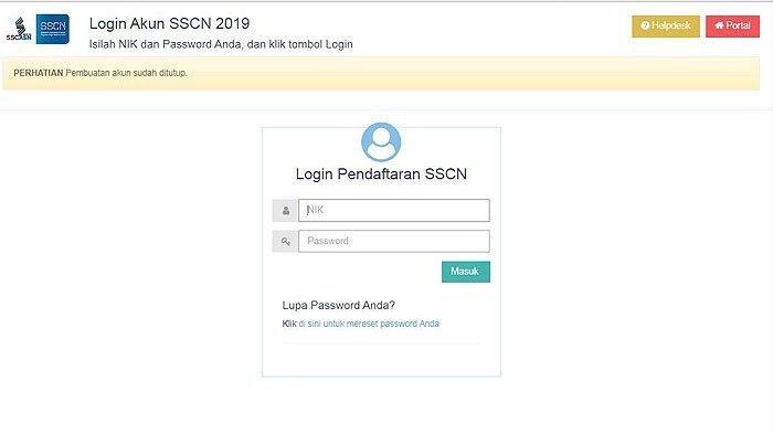 LOGIN Sscn.bkn.go.id Daftar Ulang SKB CPNS Hingga 7 Agustus 2020 ...
