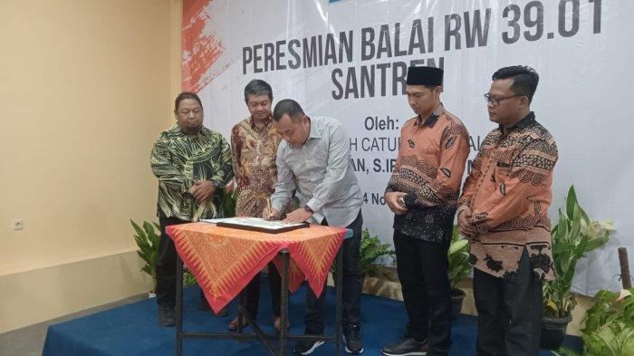 RW 39.01 Santren Miliki Balai Pertemuan, Telan Biaya Rp150 Juta, Diresmikan Pj Lurah ...