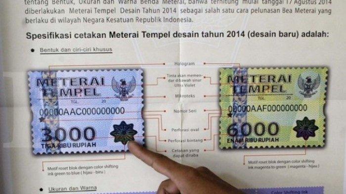 Materai Rp 3.000 dan Rp 6.000 Masih Bisa Digunakan Hingga Akhir Tahun ...