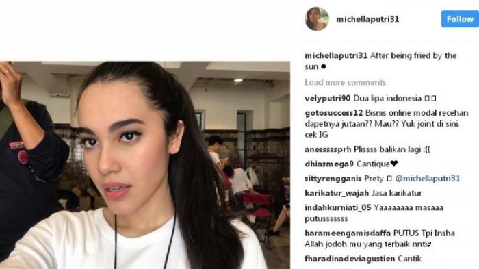 Tampilan Akun Instagram Michella Putri Aneh, Warganet: 'Gue Kira ...