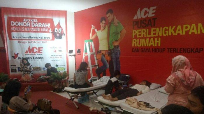 Misi Sosial, Ace Hardware Hartono Mall Gelar Donor Darah - Tribunjogja.com