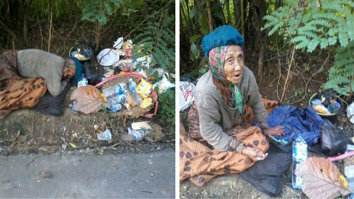 Miris ! Nenek Terpaksa Tinggal di Tempat Sampah Setelah Dibuang Anak Cucunya - Tribunjogja.com