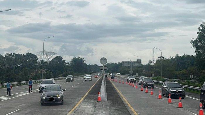 Rekayasa Tol Satu Arah dari Semarang-Cikampek Mulai Hari Ini - Tribunjogja.com