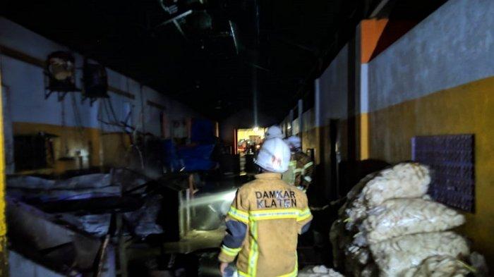 Pabrik Kerupuk di Klaten Terbakar, Butuh Satu Jam untuk Padamkan Api - Tribunjogja.com