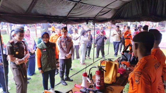 Siaga Bencana Hidrometeorologi dan Gelar Peralatan Kebencanaan di Alun-alun Klaten - Tribunjogja.com