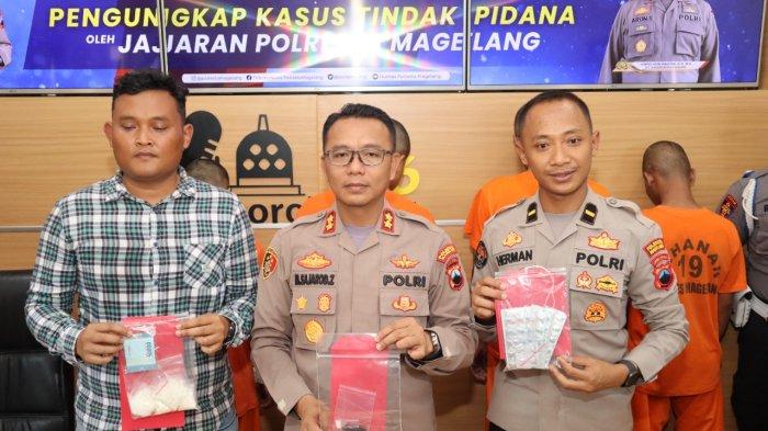 Kedapatan Edarkan Sabu Seberat 0,5 Gram, Pasutri Asal Candimulyo Magelang Diamankan Polisi ...