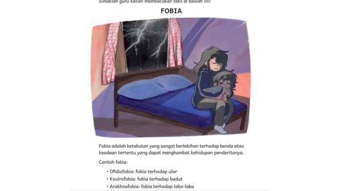 Kunci Jawaban Bahasa Indonesia Kelas 4 SD BAB 1 Halaman 14 Kurikulum Merdeka: Bahas Fobia ...