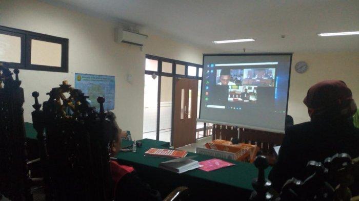 Pengadilan Negeri Wates Lakukan Persidangan Daring - Tribunjogja.com
