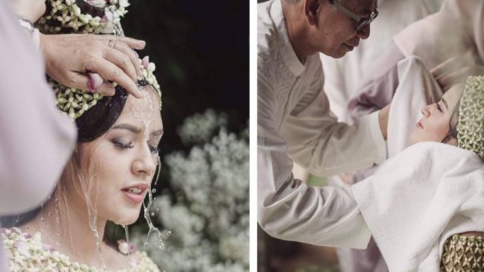 Raisa Tampak Cantik Banget dengan Hiasan Bunga Melati di Kepala saat ...