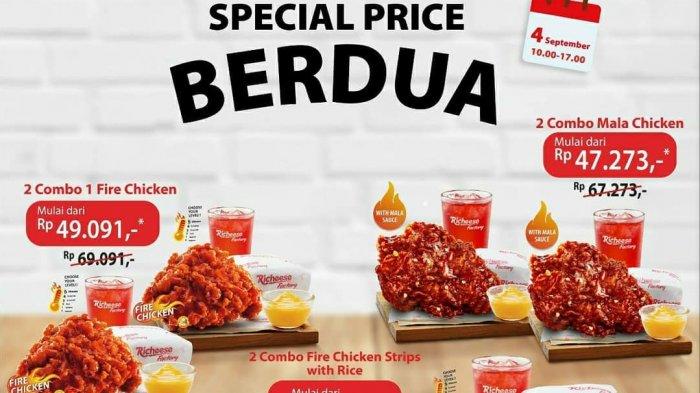 Promo Richeese Factory: Special Price Berdua Mulai Rp 45 Ribu ...