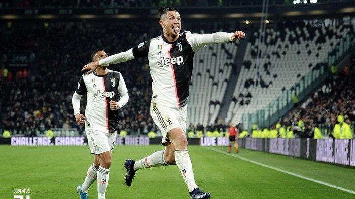 Hasil Liga Italia Video Tendangan Bebas Spektakuler Cristiano Ronaldo