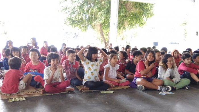 SD Tumbuh 2 Yogyakarta Resmikan Coloring School - Tribunjogja.com