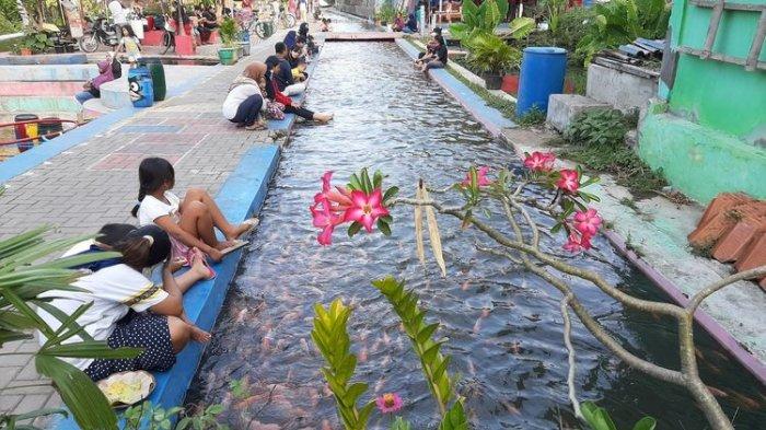 Selokan di Kampung Mrican yang Dulu Kotor, Kini Bersih Penuh Ikan ...