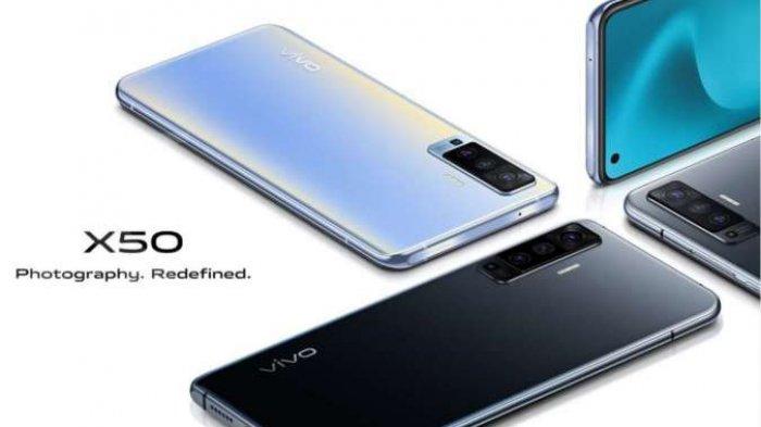 SPESIFIKASI dan Harga HP Vivo X50 Terkini, Dibekali 8GB RAM + 128GB ROM - Tribunjogja.com