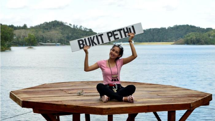 Bukit Pethu, Spot Selfie di Tepi Waduk Sermo - Tribunjogja.com