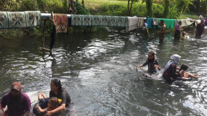 Sumber Air Umbulan yang Selalu Ramai Jelang Ramadan - Tribunjogja.com