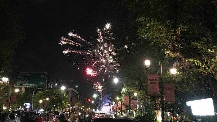 Begini Suasana Perayaan Malam Tahun Baru 2024 di Jogja - Tribunjogja.com
