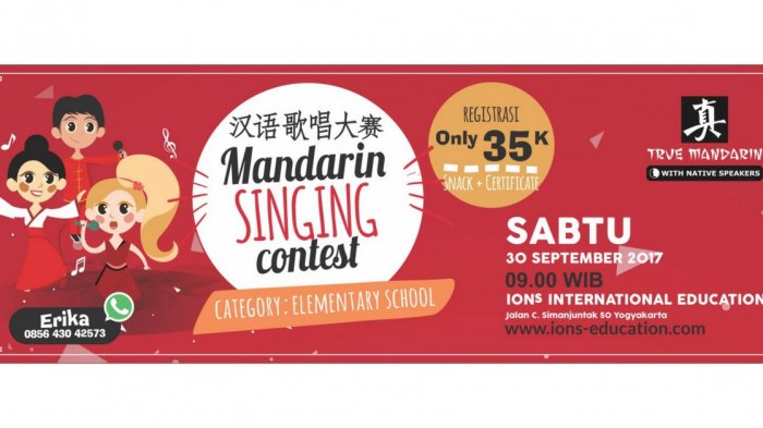 Kesempatan Menarik ! TRUE MANDARIN Gelar Mandarin Singing Contest Untuk ...