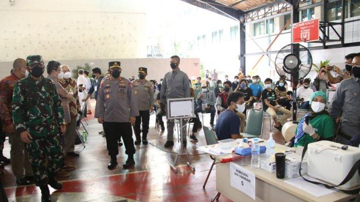 Panglima TNI dan Kapolri Tinjau Vaksinasi di Pesantren Minhaajurrosyidiin - Tribunjogja.com
