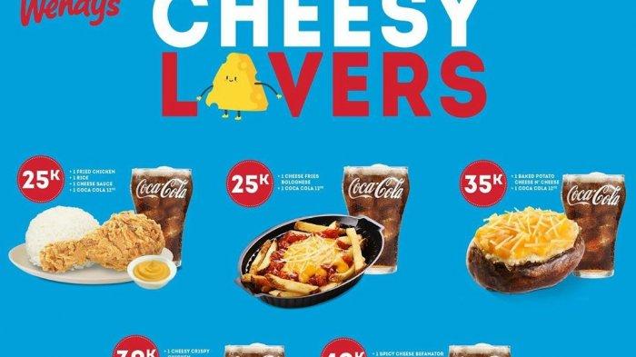 Promo Cheesy Lovers Wendy's Mulai Rp 25 Ribu - Tribunjogja.com