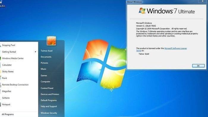 Microsoft Hentikan Dukungan Untuk Windows 7, Apa Dampaknya Bagi Pengguna? - Tribunjogja.com