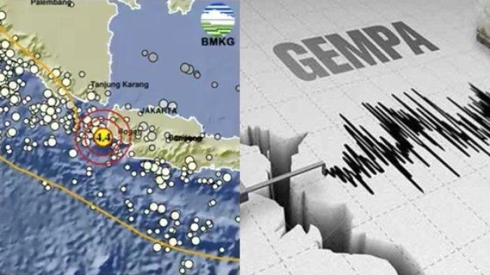 BMKG: Gempa Pagi Ini M 4.4 Hantam Sumur Banten, Cek Pusat Gempa Terkini hingga Titik Koordinat ...