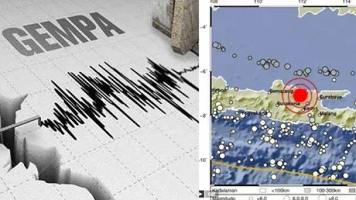 Gempa Bojonegoro Jawa Timur Hari Ini Kedalaman 10 Km, Cek Pusat Gempa Terkini 2 Menit Lalu via ...