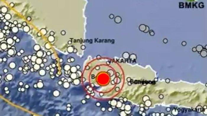 UPDATE Gempa Sukabumi Jawa Barat Pagi Ini, Cek Lagi Lokasi dan Pusat Gempa Terkini 2 Menit yang ...