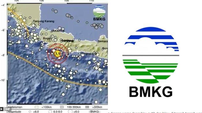 Gempa Bandung Jawa Barat Magnitudo 3.9, Cek Koordinat dan Pusat Gempa Terkini via BMKG Hari Ini ...