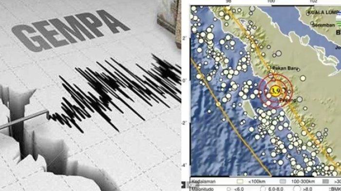 Gempa Magnitudo 3.9 Guncang Pariaman Sumatera Barat Hari Ini, Cek Pusat Gempa Terkini via BMKG ...
